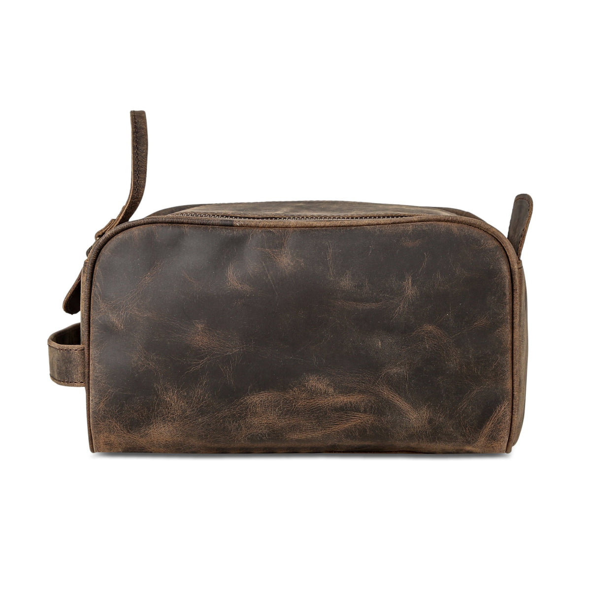 Premium Buffalo Leather Dopp Kit Toiletry Bag – Rustic Vintage Travel ...
